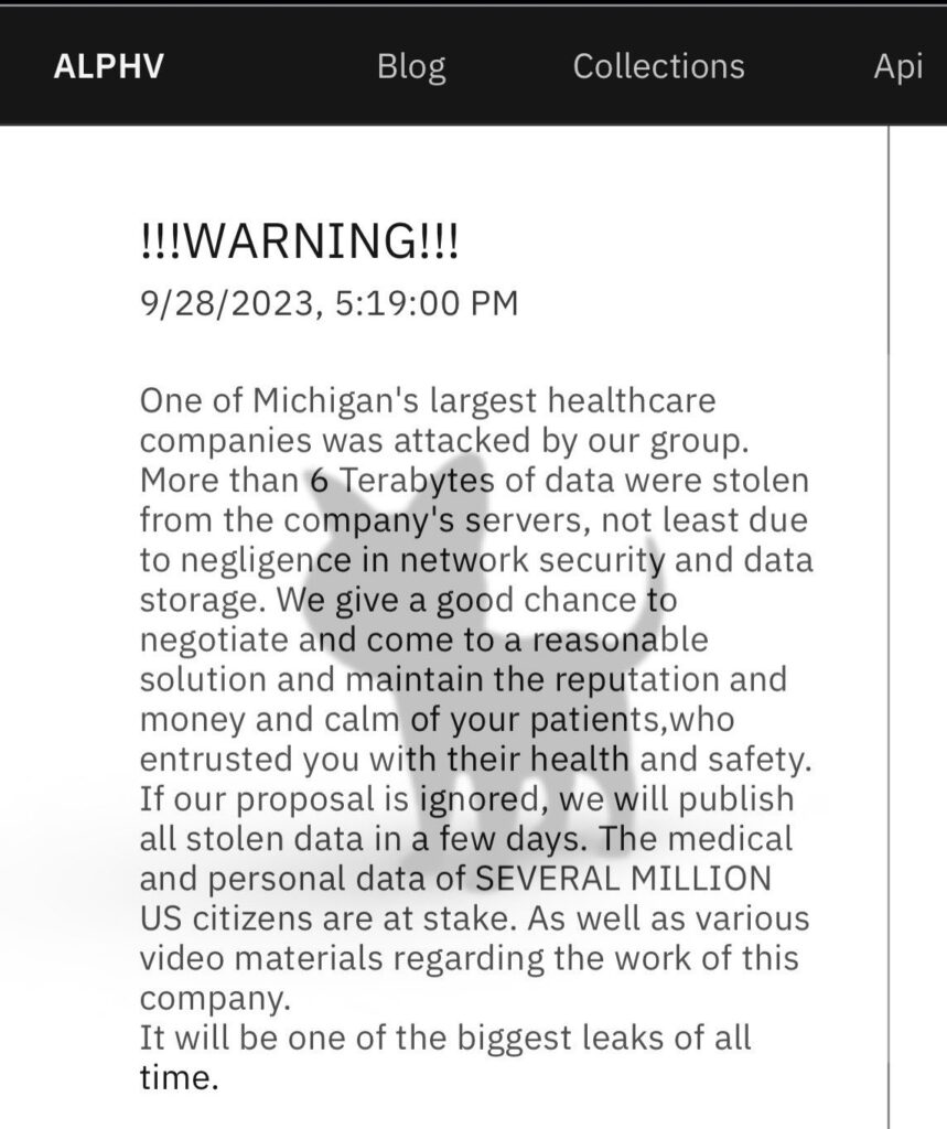 McLaren's ALPHV Ransomware Attack: What It Means for Healthcare | Acsense